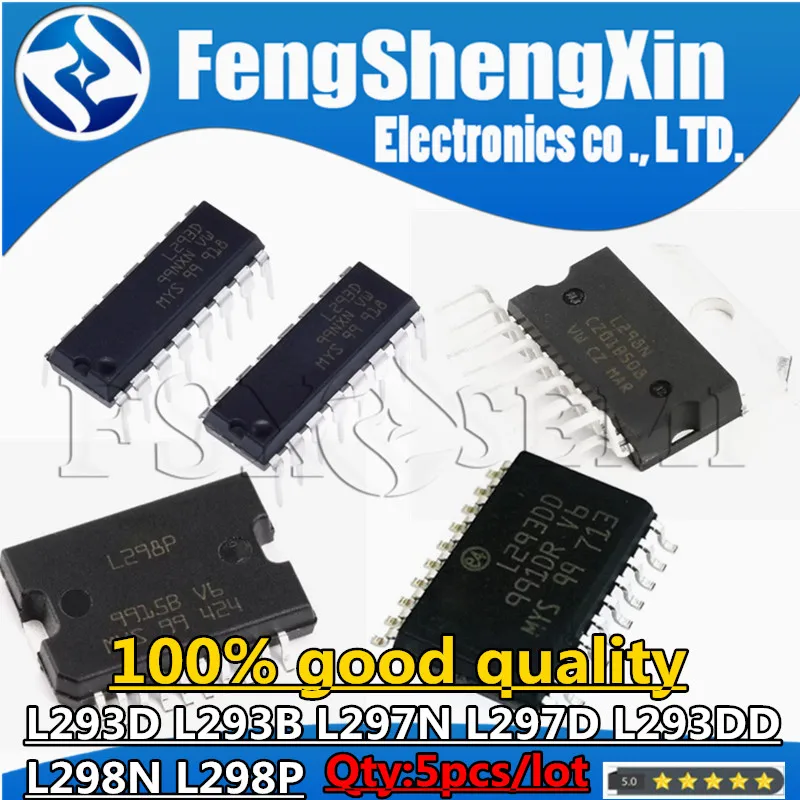 5pcs-lot-L293D-L293B-DIP-16-L293DD-SOP20-L297N-DIP20-L298N-ZIP-15-L298P ...