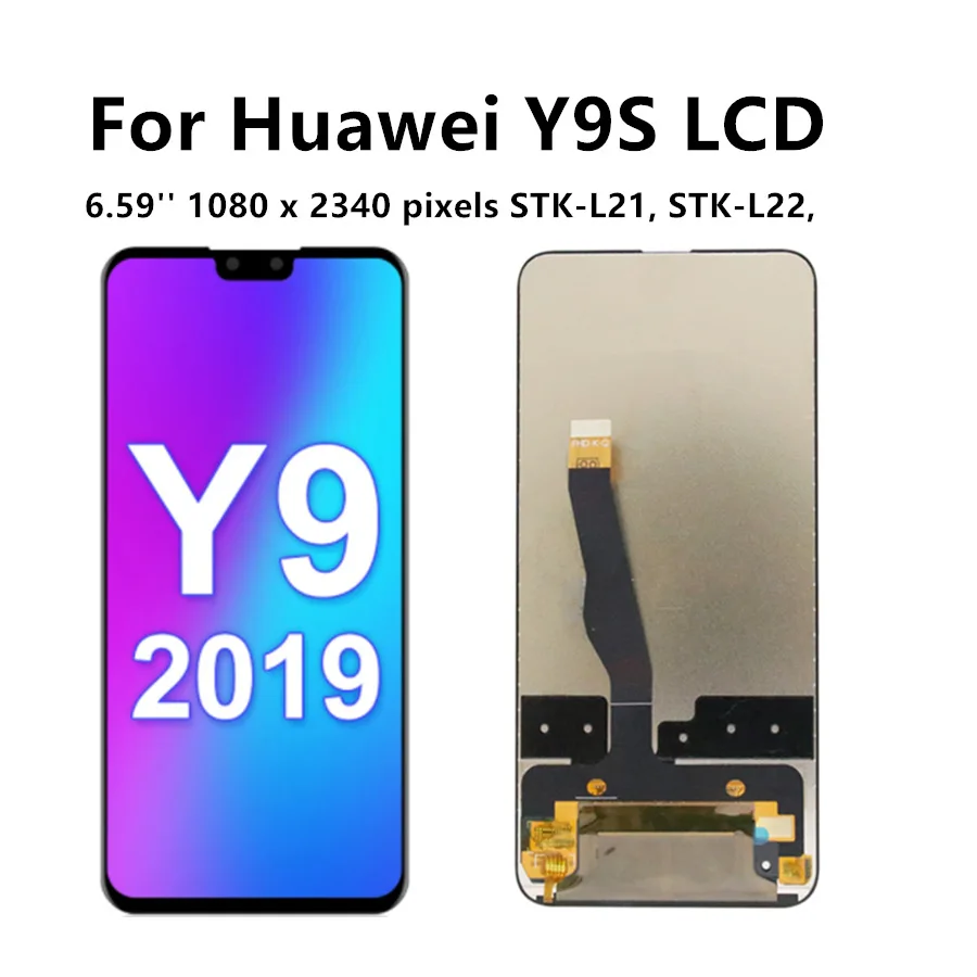 6.59'' Display Replacement With Frame For Huawei Y9S LCD Display Touch ...