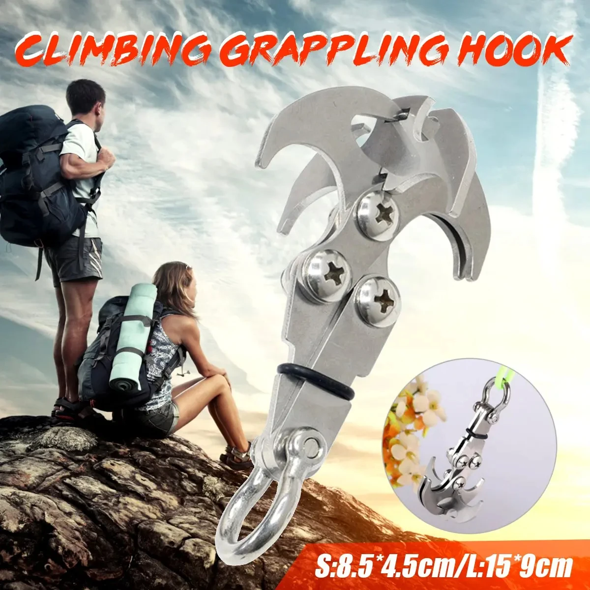 Multifunctional-Outdoor-Climbing-Hook-Stainless-Steel-Gravity-Grappling ...