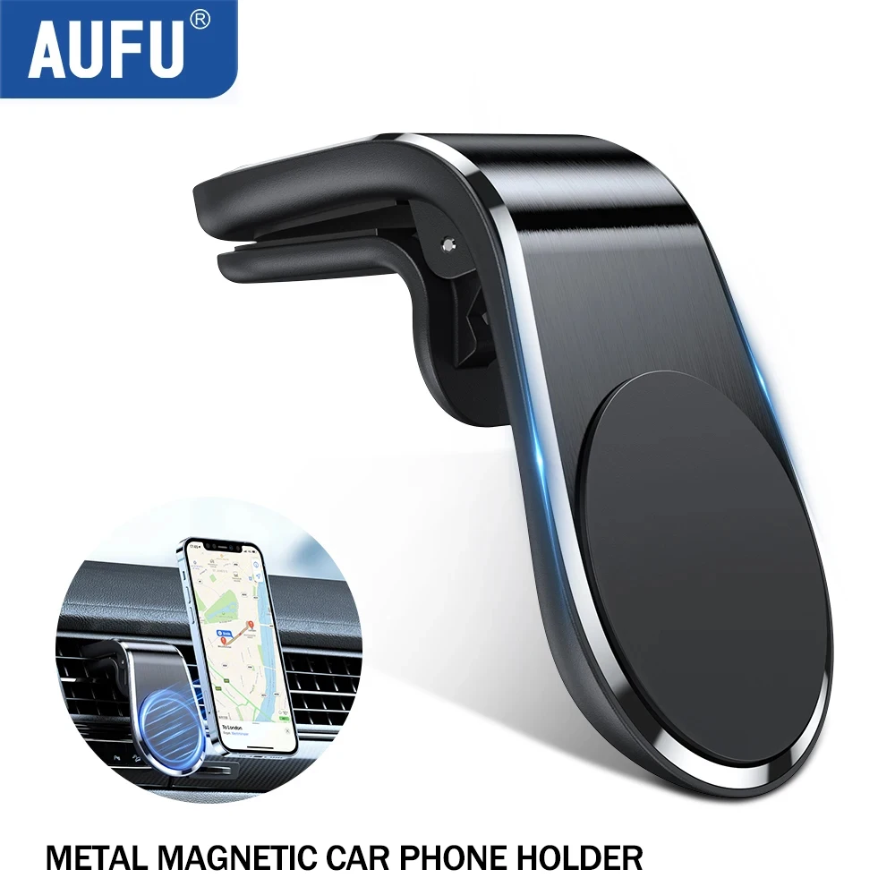 AUFU Universal Magnetic Car Phone Holder Stand Air Vent Magnet Car ...