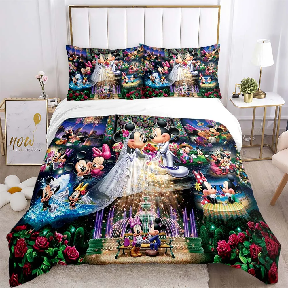 Disney-Cartoon-character-Bedding-Sets-Kids-Quilt-Cover-With-Pillowcase ...