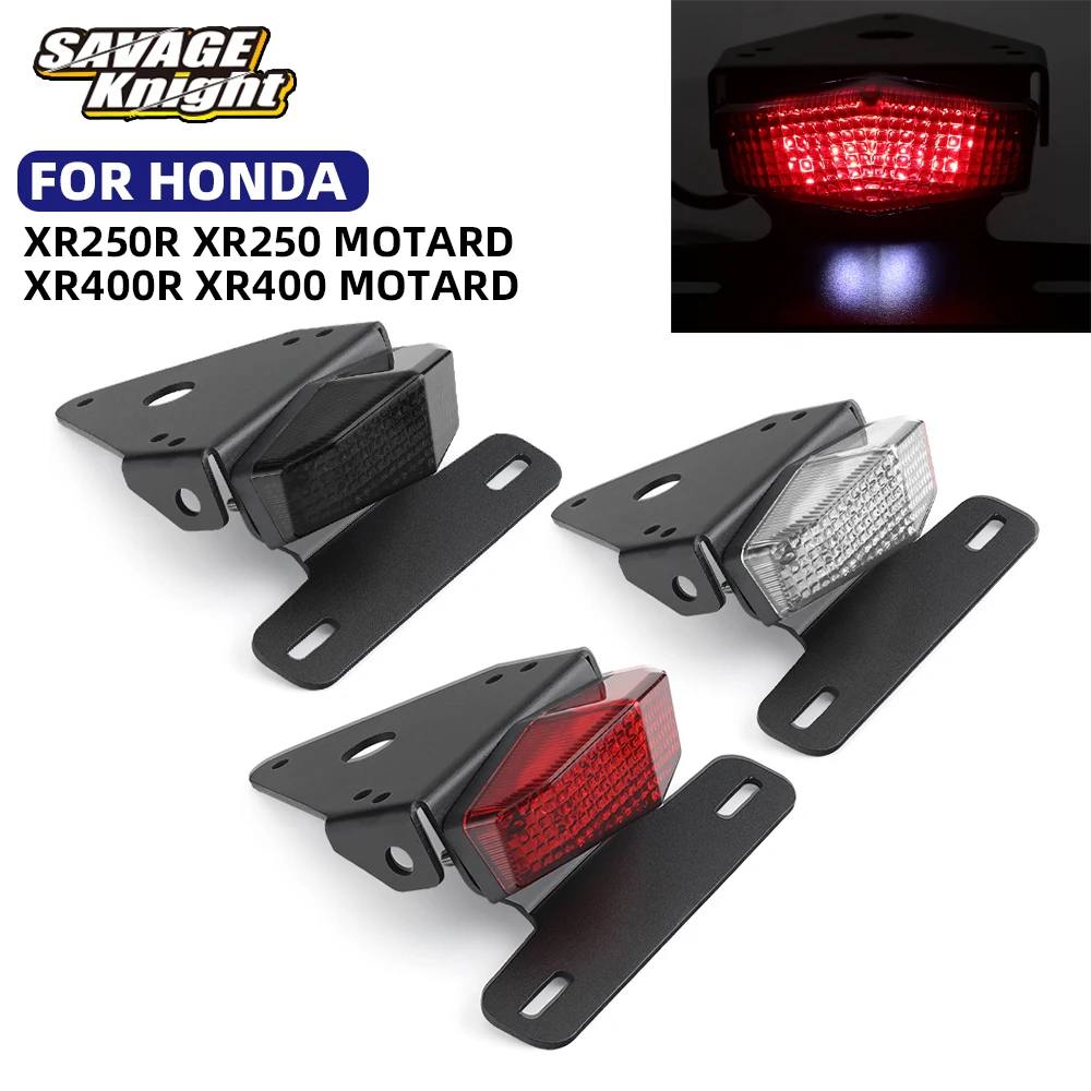 LED-Light-Tail-Tidy-License-Plate-Holder-For-HONDA-XR250R-XR400R-XR400 ...