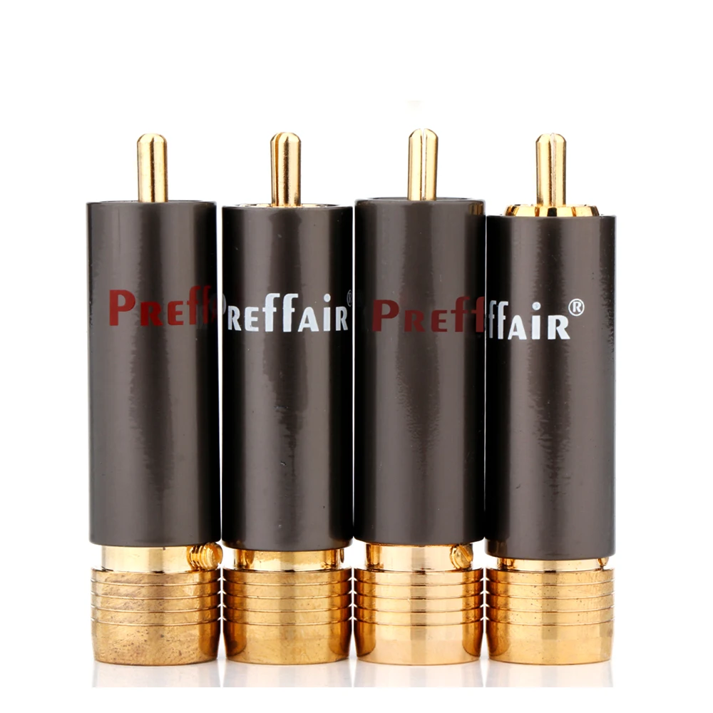 Preffair-RCA-connector-plug-Screw-Locking-RCA-Plug-High-Performance ...