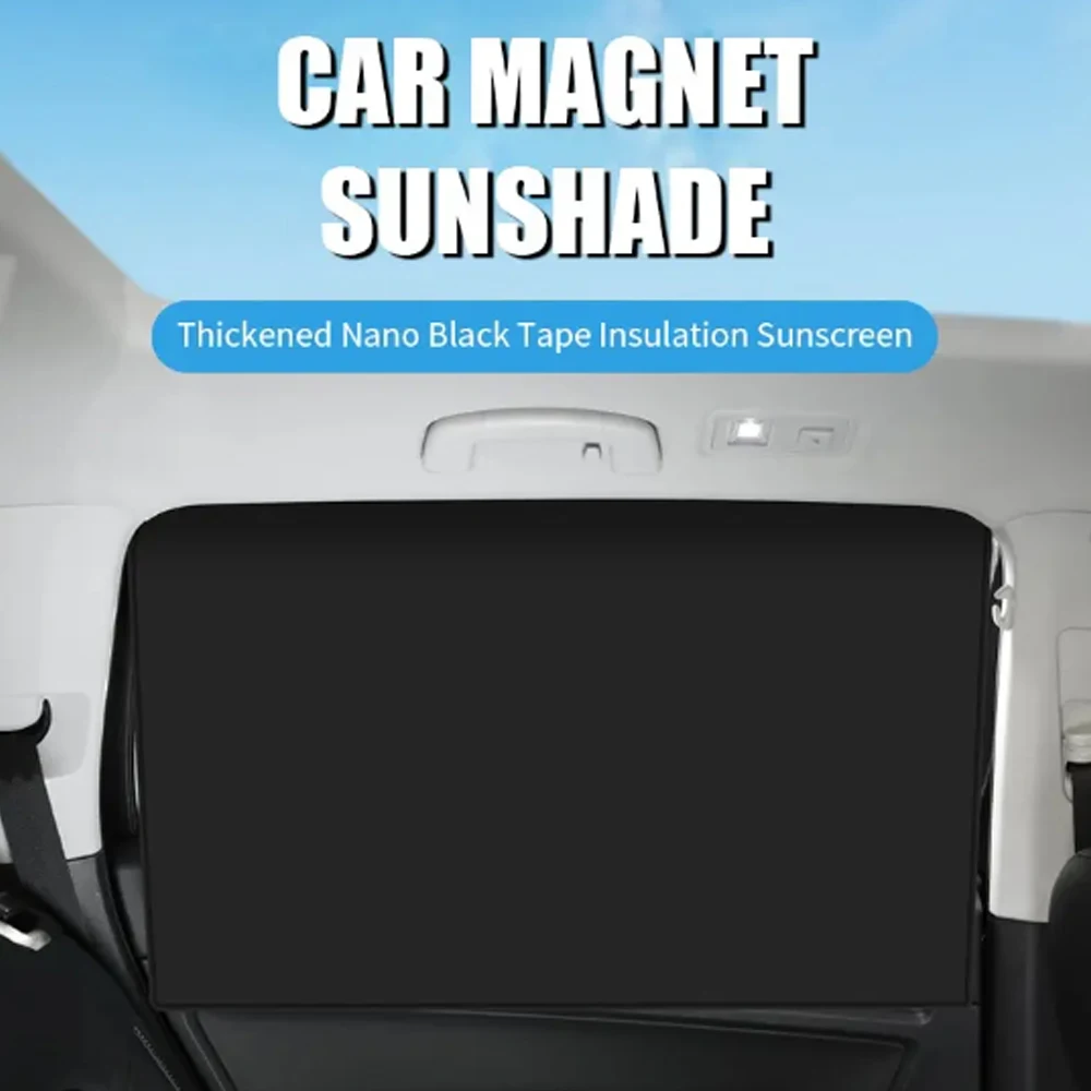 Magnetic-Car-Sunshade-UV-Protection-Curtains-Sun-Shield-Cover-Double ...