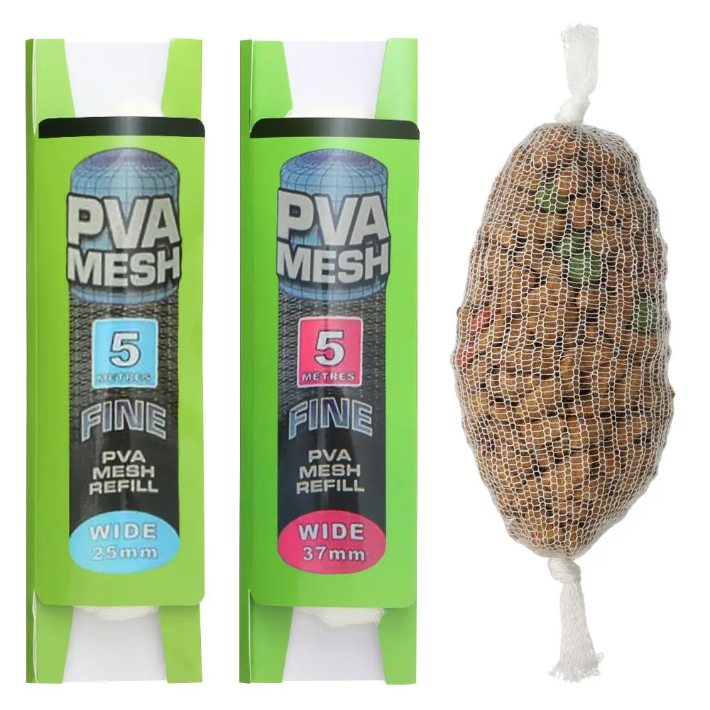 5M/20M Oplosbare Pva Mesh Refill Karpervissen Feeder Lokt Refill Rig ...