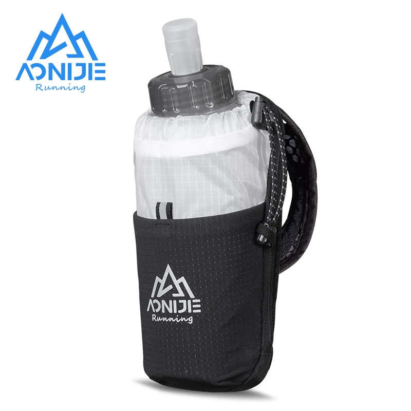AONIJIE A7107 450ML Running Hand-held Water Bottle Storage Bag Soft ...
