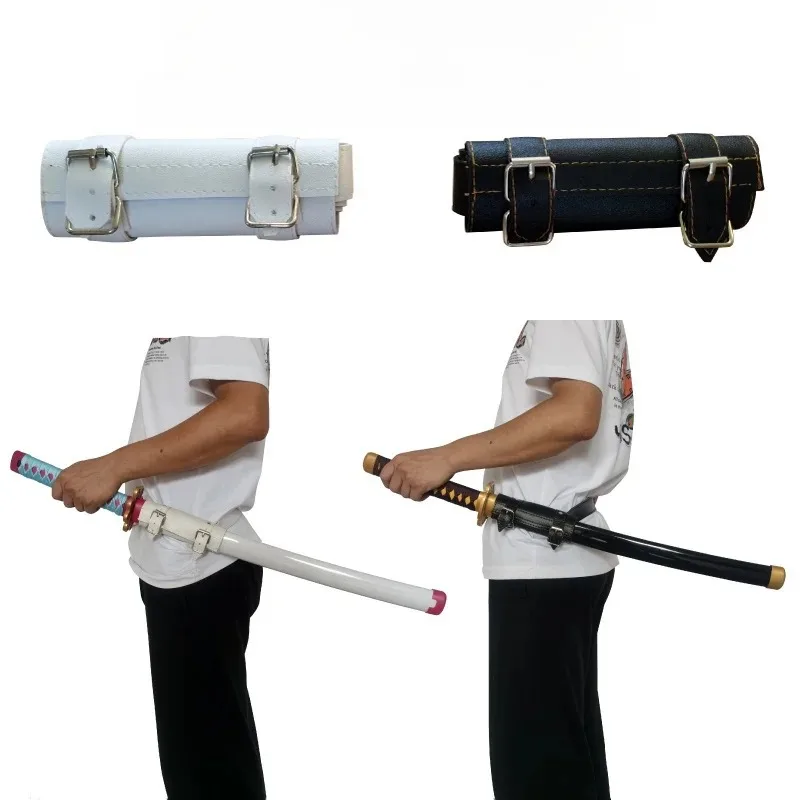Katana Sword Belt Holster Demon Slayer Anime Cosplay Prop Japanese ...