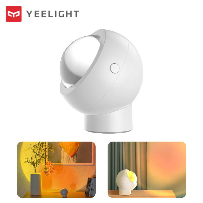 Yeelight Mini Sunset Projection Lamp Room Decor USB Rechargeable LED ...