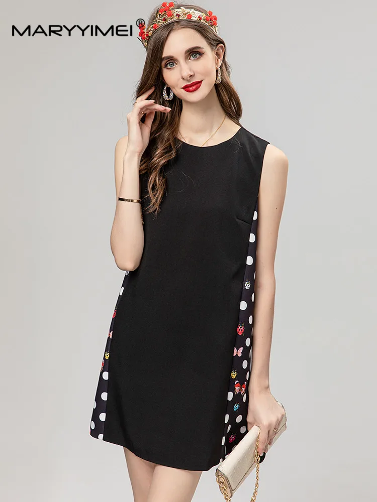 MARYYIMEI-Summer-Fashion-Women-s-dress-Sleeveless-Seven-star-ladybug ...