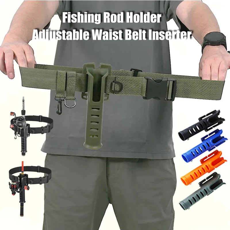 Hanging-Fishing-Waist-Belt-Rod-Holder-Adjustable-Wading-Belts-for ...