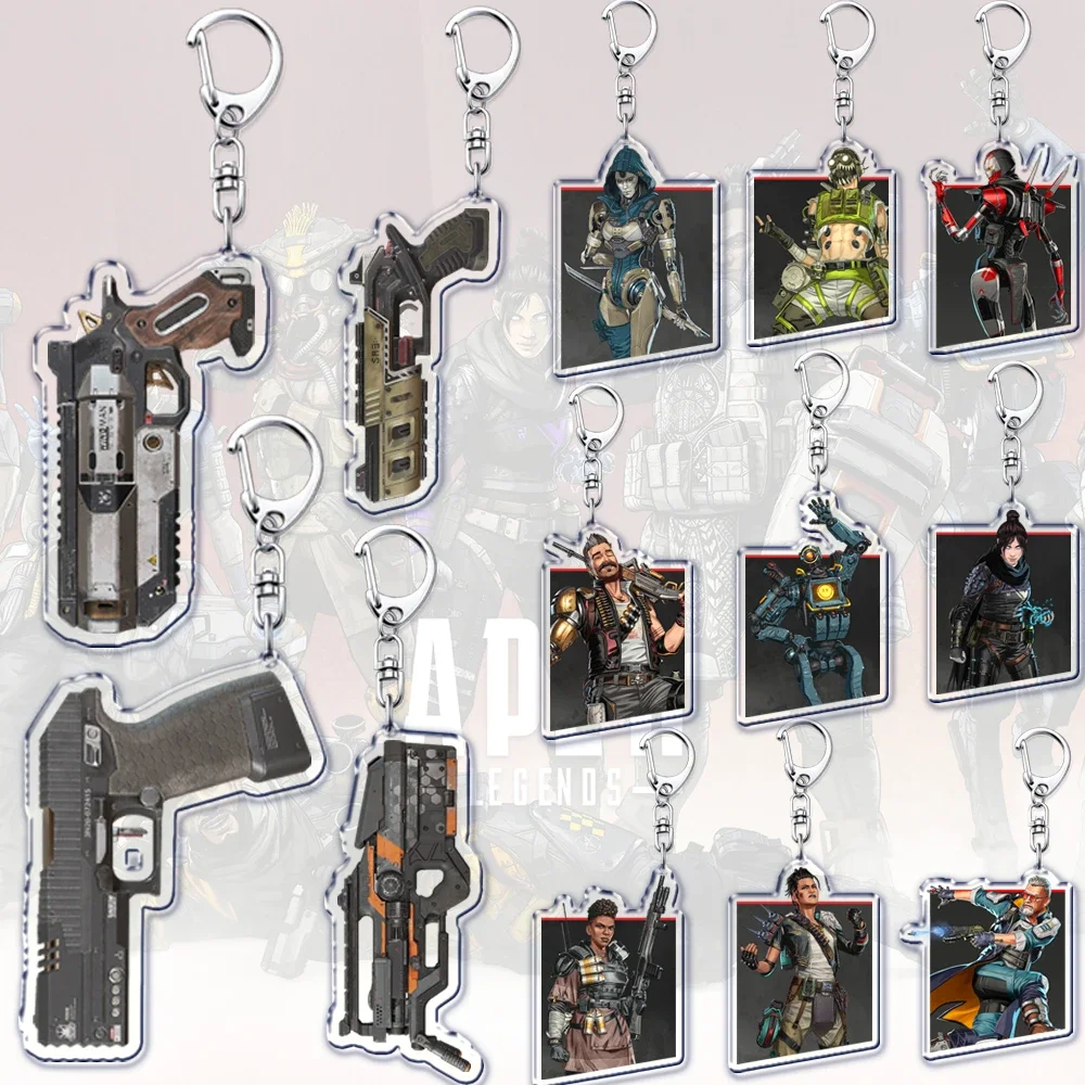 Hot-Game-Apex-Legends-Acrylic-Keychains-Ring-for-Accessories-Bag-Wraith ...