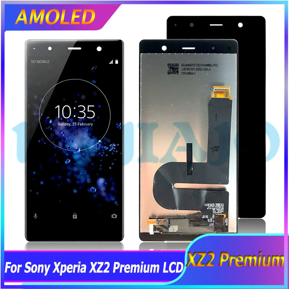 5.8" AMOLED LCD For Sony Xperia XZ2 Premium Dual H8166 LCD Display ...