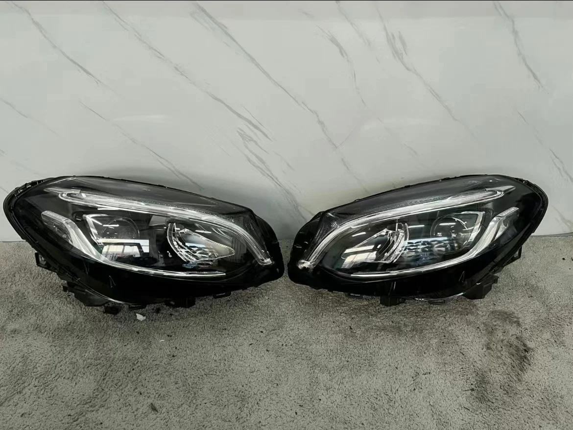 For-Mercedes-Benz-B-Headlight-2015-2019-W246-LED-Headlamps-Half ...
