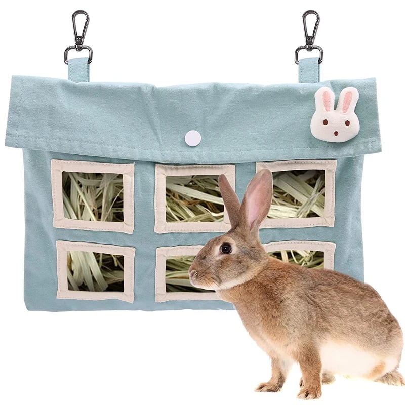 Rabbit-Hay-Feeder-Bag-Large-Size-Hanging-Feeding-Sack-for-Cage-with ...