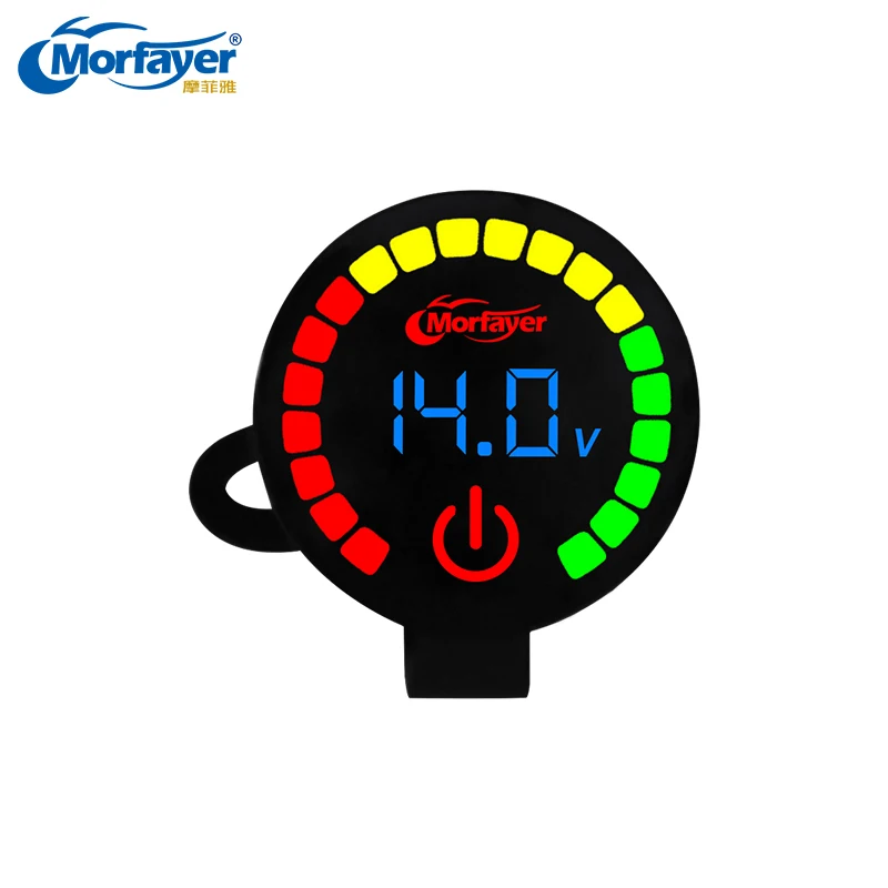 New-Model-Waterproof-Motorcycle-Voltage-Power-Dual-Display-Voltmeter ...