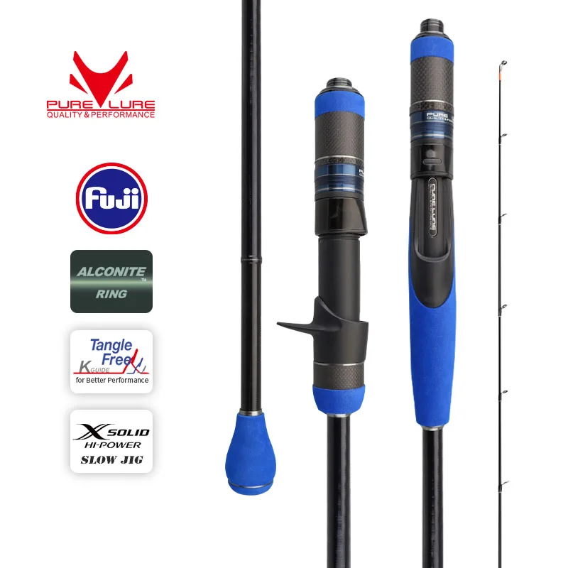 PURELURE-JIGGER-MAD-Slow-Jigging-Fishing-Rod-1-9m-Solid-Tip-Spinning ...