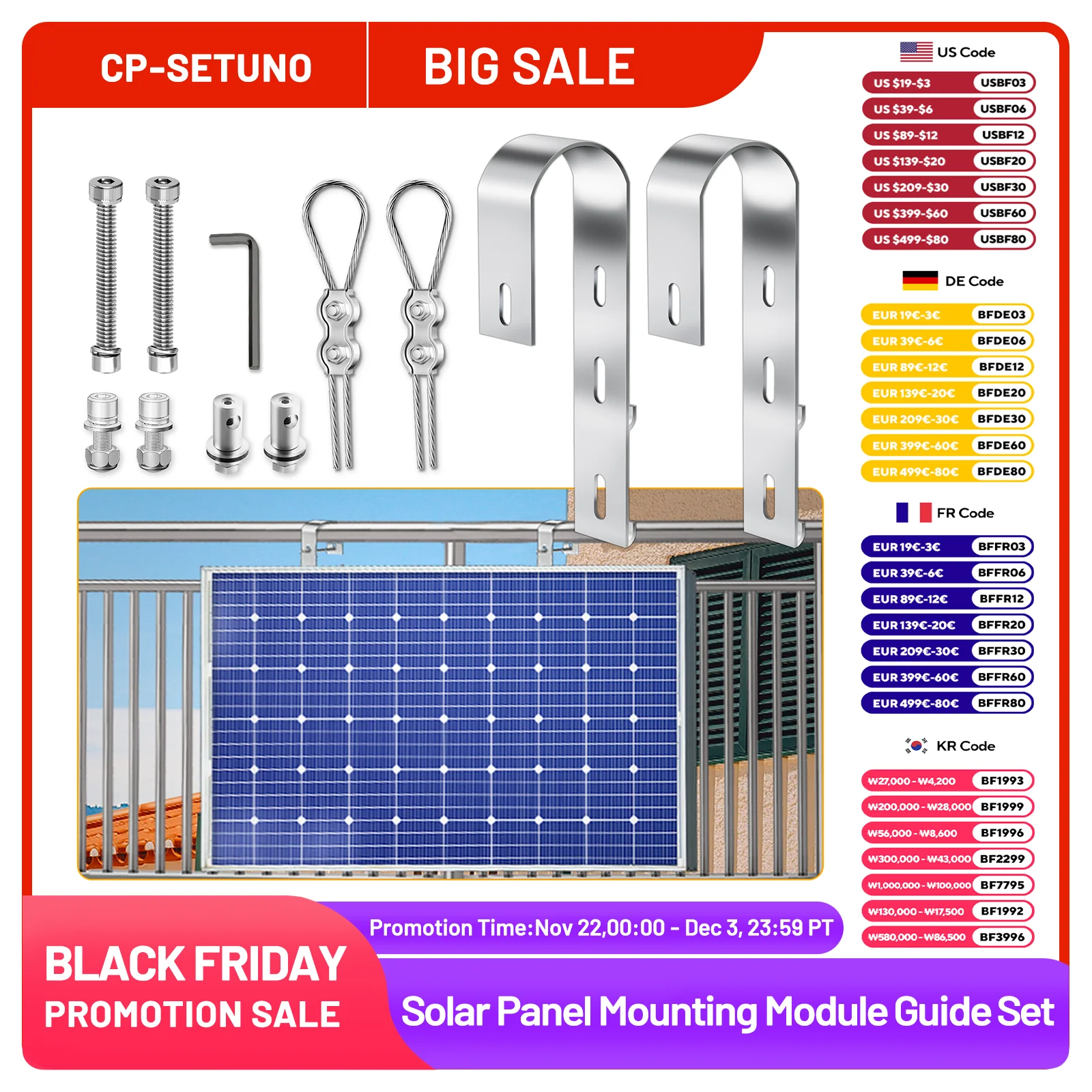 2PCS-Solar-Panel-Hook-Aluminium-Solar-Panel-Mounting-Bracket-Duplex ...