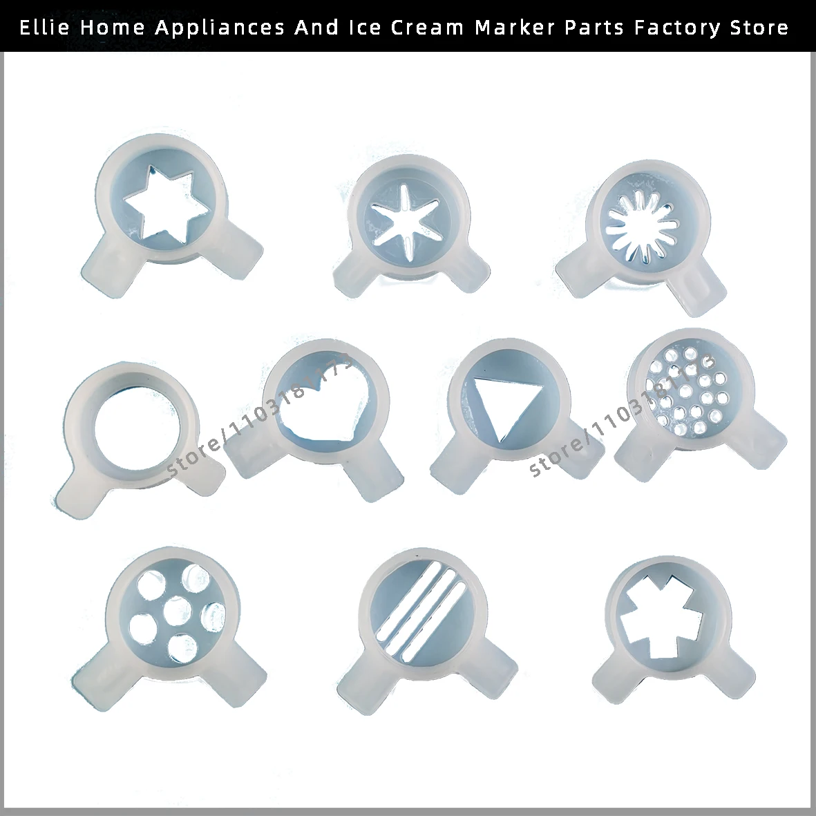 10-Pieces-Ice-Cream-Nozzle-Lids-Magic-Modelling-Caps-Replacement-Soft ...