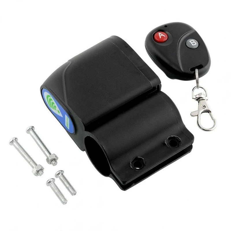 Bicycle Alarm Remote Control | Siren Shock Vibration Sensor - Wireless ...