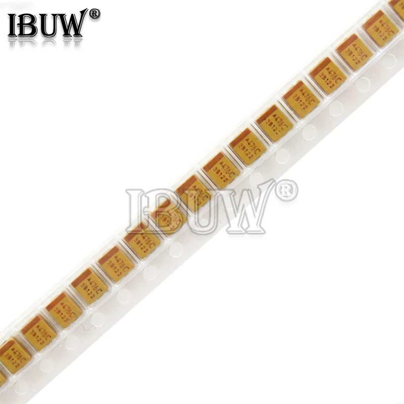 10PCS A B C D Type Tantalum Capacitor 100UF 150UF 220UF 330UF 470UF ...