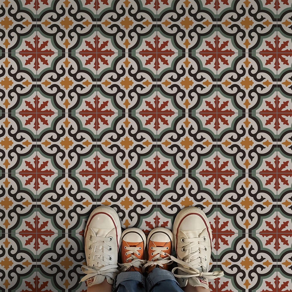 Peel and Stick VinylTiles Removable and Waterproof Flooring Tiles for ...