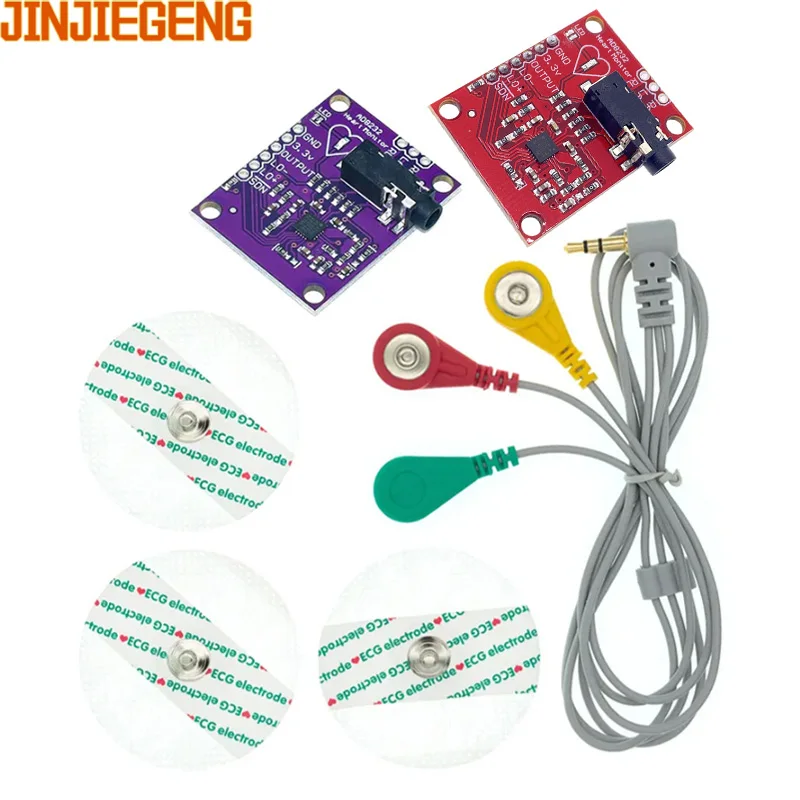 Muscle-signal-sensor-EMG-Sensor-Ecg-module-AD8232-ecg-measurement-pulse ...