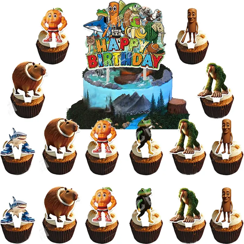 Brainrot Topper Cake: A Unique and Fun Addition to Your Birthday ...