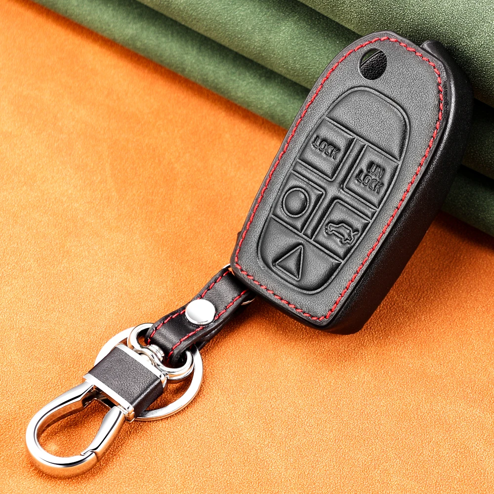 5 Buttons Remote Flip Folding Key Case Cover For Volvo Xc70 Xc90 V50 ...