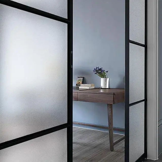 1/2M Matte Window Film Privacy UV Protection Stained Vinyl for Glass ...