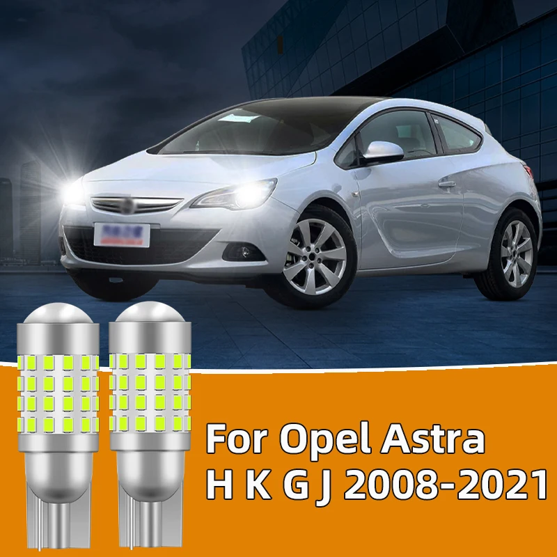 2PCS For Opel Astra H K G J 2008-2021 Car Led Bulb T10 W5W width lights ...