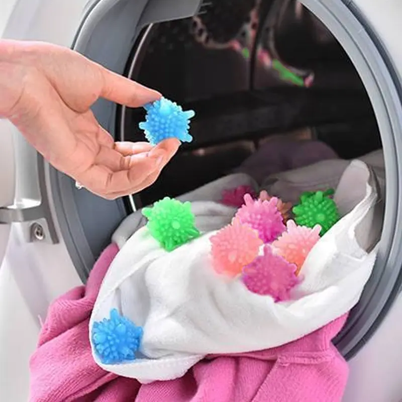 10pcs Laundry Balls Stain Removal Cleaning Antitangle Washing Machine ...