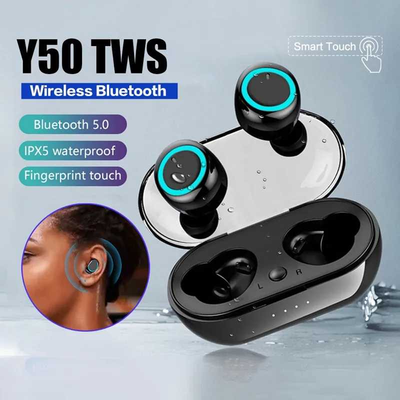 Auriculares-TWS-Y50-inal-mbricos-por-Bluetooth-5-0-resistentes-al-agua ...