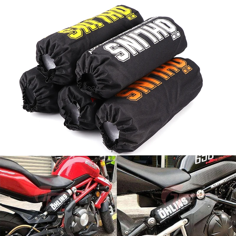 Motorcycle-230mm-Rear-Fork-Shock-Absorber-Cover-Protector-Guard ...
