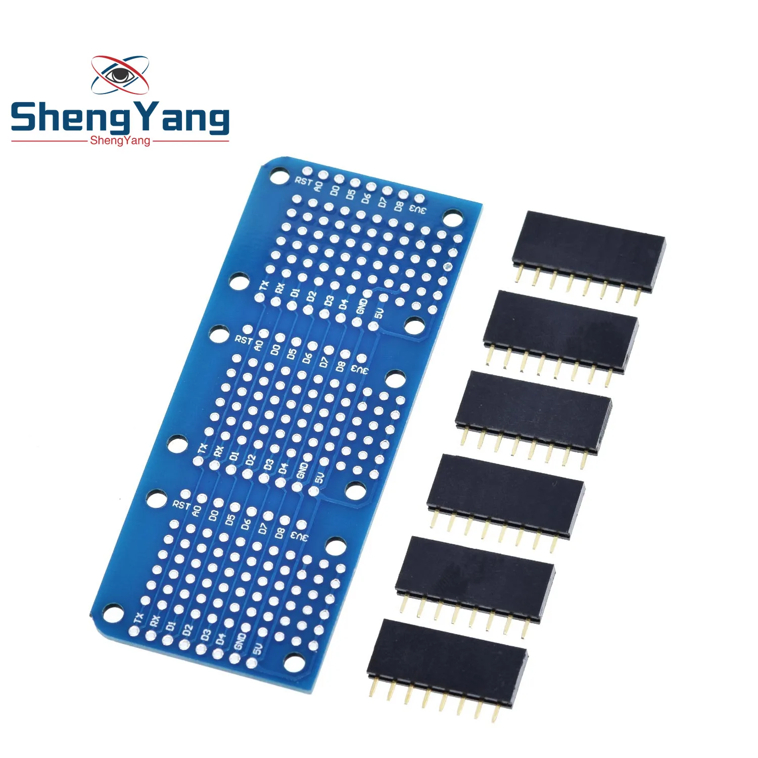 TZT-Tripler-Base-V1-0-0-Module-Board-with-Pins-D1-Mini-Active ...