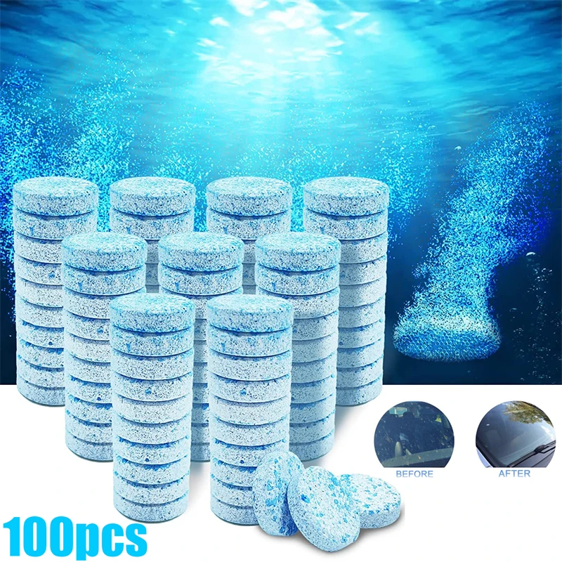 10-100pcs-Windshield-Solid-Cleaner-Car-Windscreen-Wiper-Effervescent ...