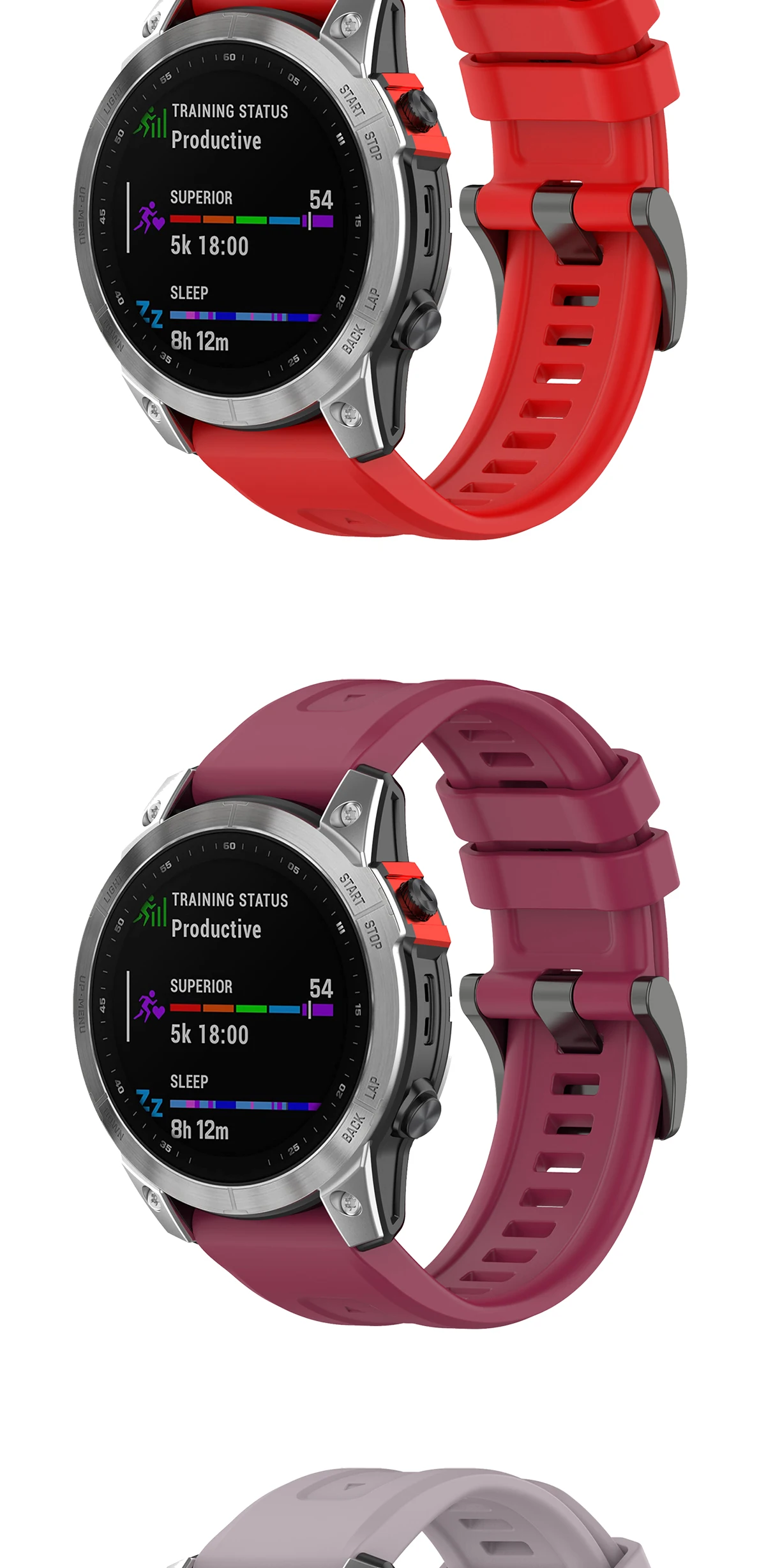 Bracelet en Silicone pour montre connectée Garmin fenix 7 7S 6X 6 Pro 6S 5 5X Plus,20 22 26mm ...