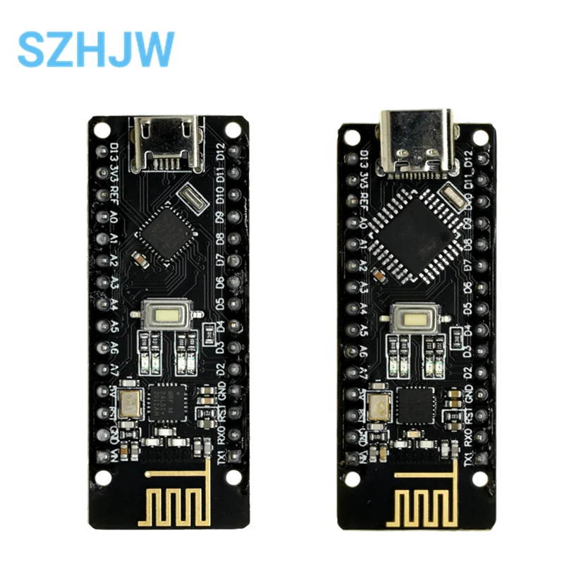 Rf nano para Arduino Nano V3.0, Micro USB Nano Board ATmega328P QFN32 ...