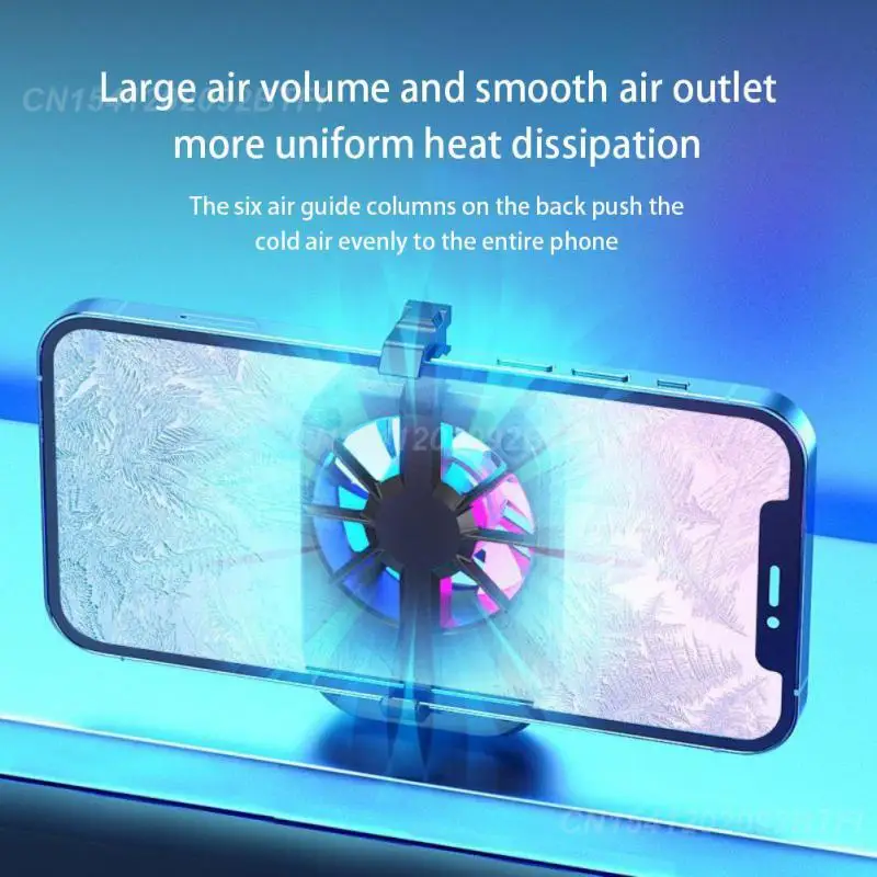 Cooling-Fan-Radiator-Rgb-Portable-Turbo-Hurricane-Game-Cooler-Phone ...