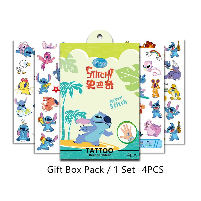 Disney-Stitch-Kids-Temporary-Tattoo-Stickers-Baby-Girl-Boy-Toy-Body-Art ...