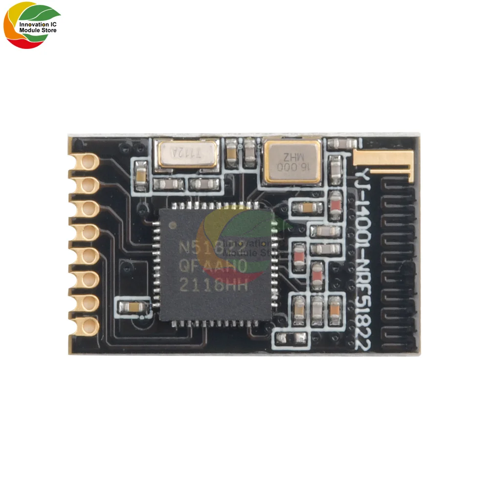 Ziqqucu nRF51822 Core51822 BLE Bluetooth 4.0 2.4G Wireless Antenna Module Board For ULP SPI I2C ...