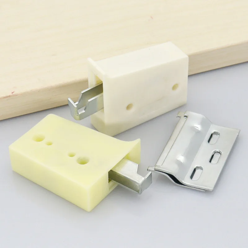 2PCS-ABS-Wall-Mount-Cupboard-Hanging-Cabinet-Bracket-Hanger-With-Cover ...