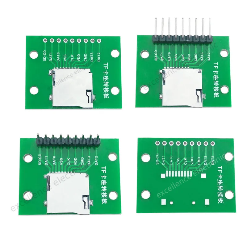TF-Card-Holder-Adapter-Board-9P-Self-Elastic-Card-Holder-To-2-54mm ...