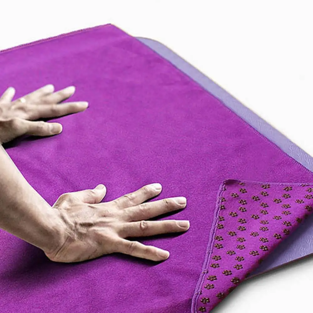 Non-Slip-Yoga-Mat-Towel-Blanket-Sports-Travel-Fitness-Pilates-Exercise ...