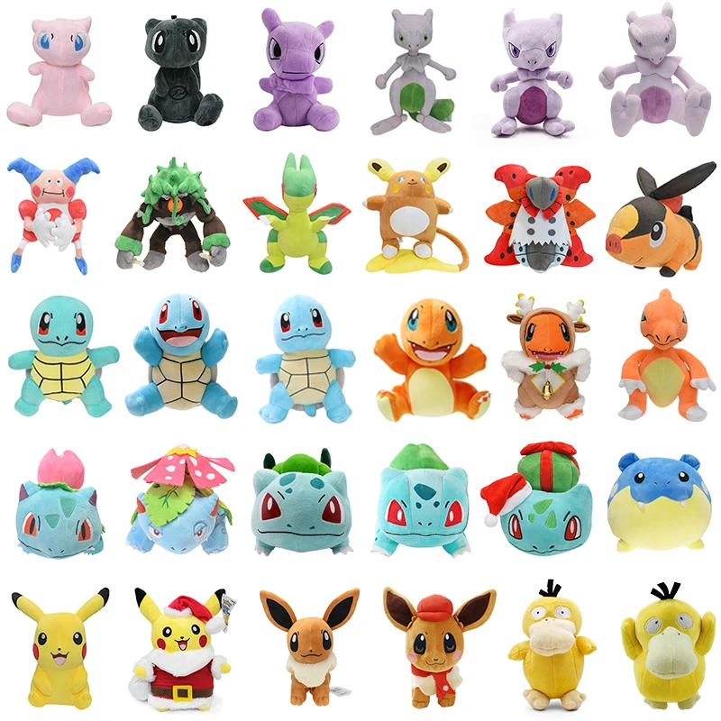 Mew-Mewtwo-Pokemon-Stuffed-Plush-Doll-Eevee-Psyduck-Charmeleon ...