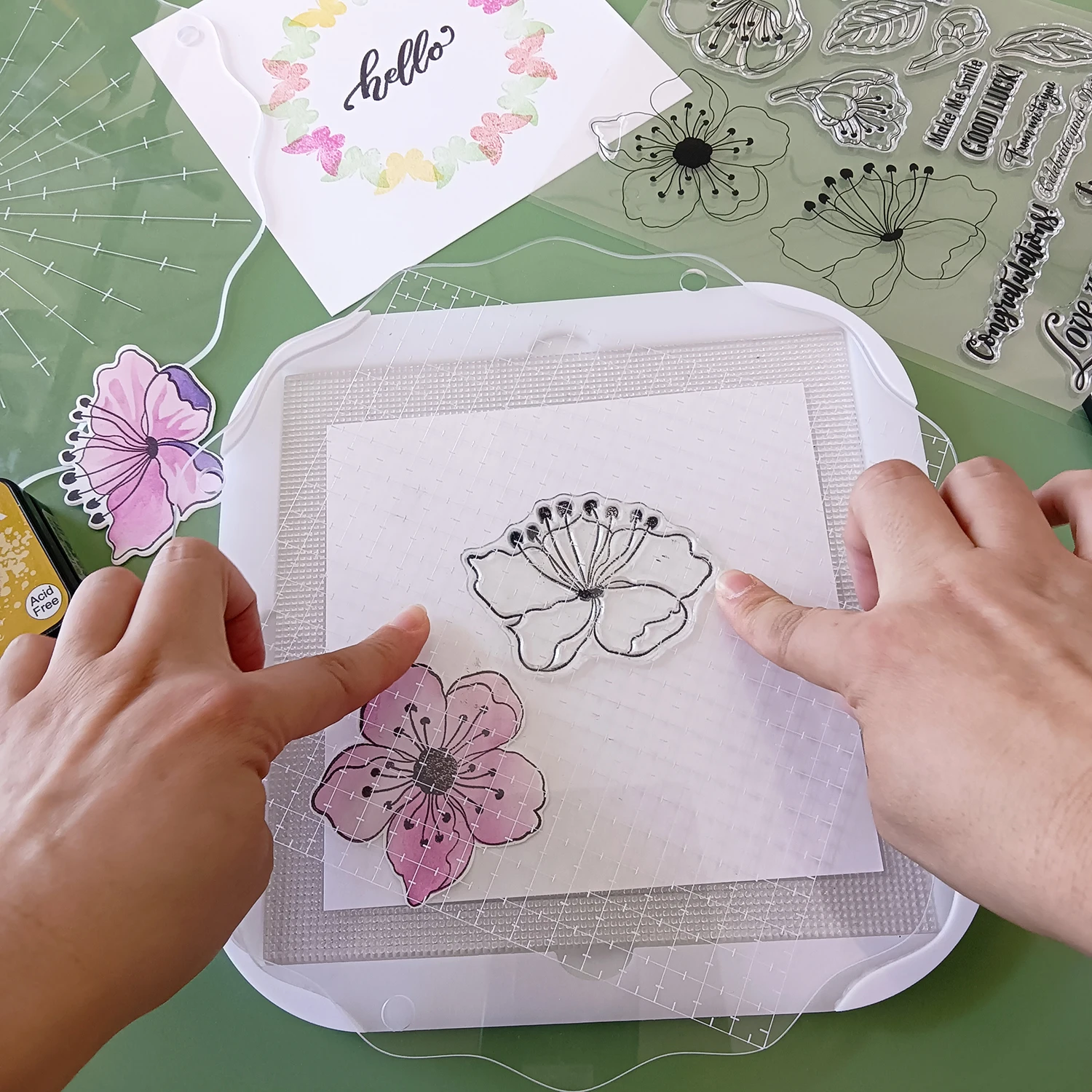 Alinacutle-Stamp-Platform-Stamping-Tool-for-Clear-Stamp-Stencils-Paper ...