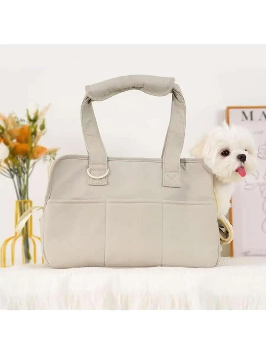 Bolsas-de-transporte-para-perros-bolso-de-hombro-transpirable-bolsillo ...