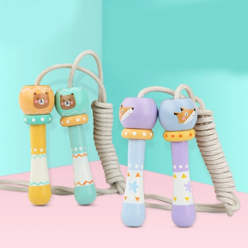 Childrens-Adjusted-Skipping-Rope-with-Handle-Jump-Rope-Skipping-Kids ...