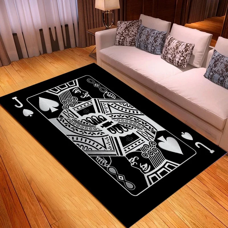 Home-Decor-Playing-Card-Symbol-Playing-Card-Game-Party-Decoration-Rug ...