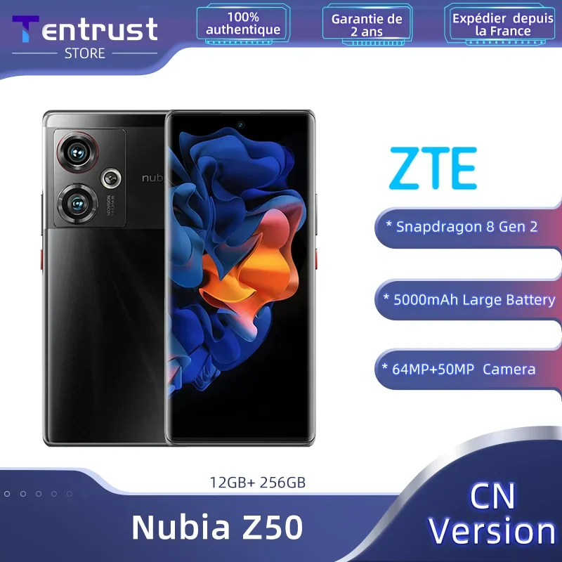 ZTE-Nubia-Z50-12GB-256GB-Snapdragon-8-Gen-2-6-67-pollici-144Hz-AMOLED ...