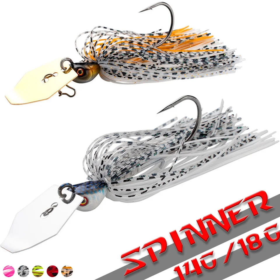 1pcs 14g/18g Fishing Lure 3d Eyes Artificial Blade Jig Chatter Bait ...